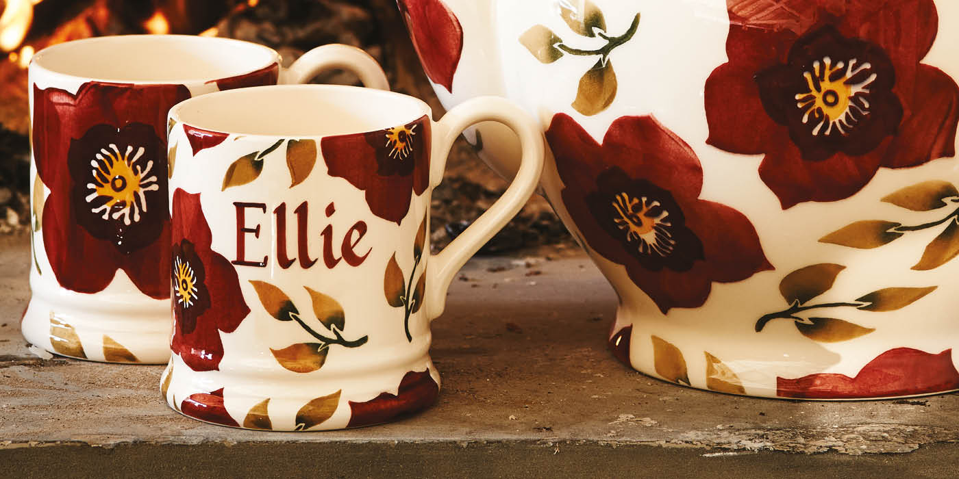Personalised Red Rose – Emma Bridgewater UK
