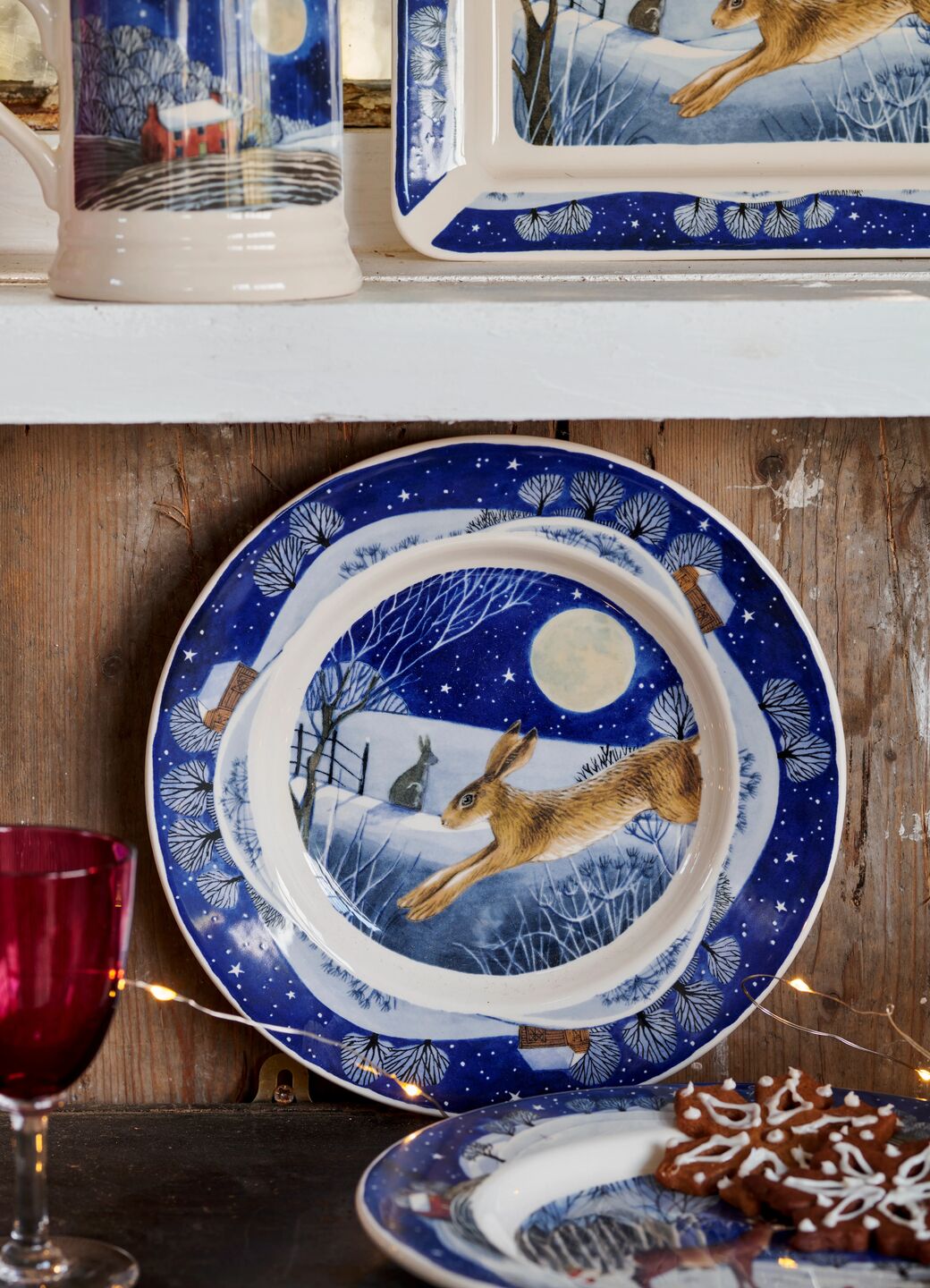 Midnight Hare 8 1/2 Inch Plate – Emma Bridgewater UK