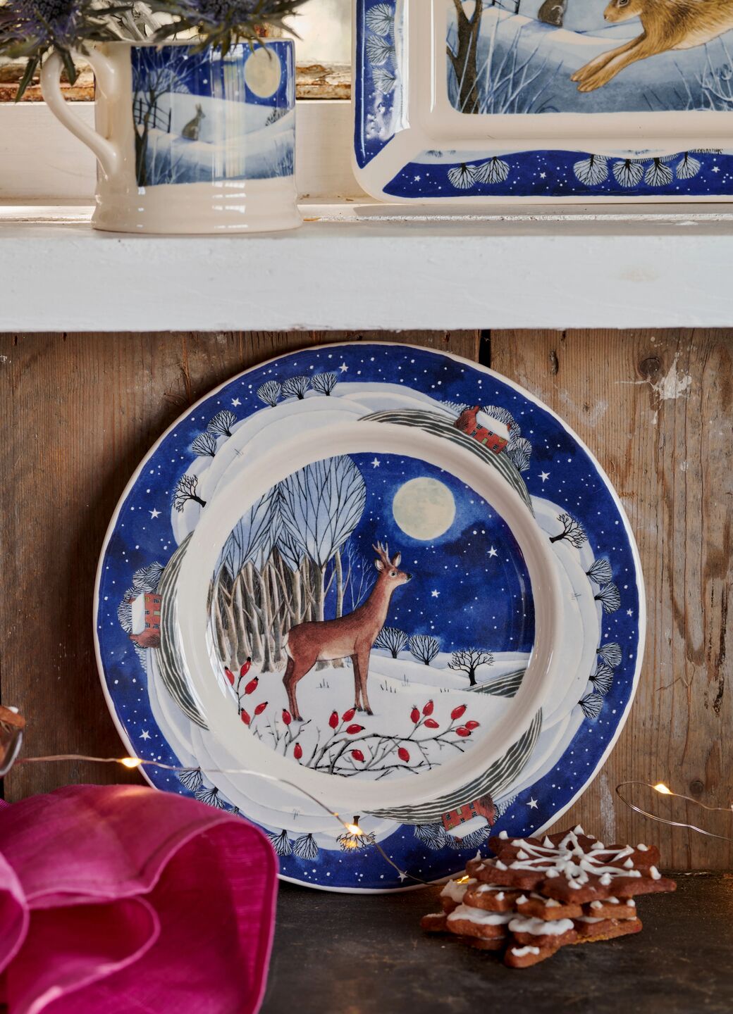 Midnight Deer 8 1/2 Inch Plate – Emma Bridgewater UK
