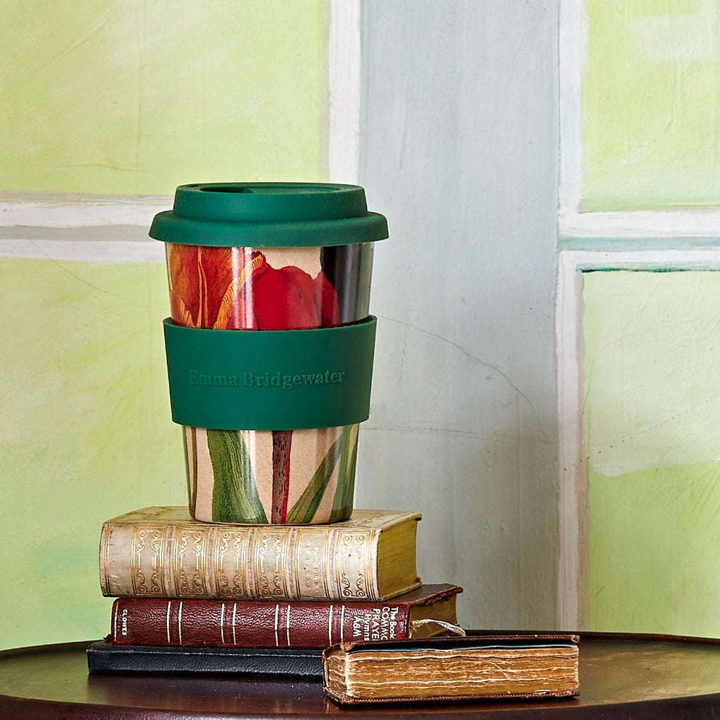 Tulips Rice Husk Travel Cup – Emma Bridgewater UK