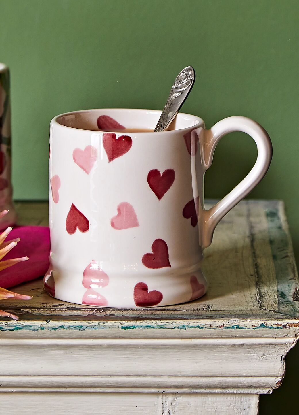 Love Heart Mug | Pink Hearts Mug | 1/2 Pint Mug – Emma Bridgewater UK