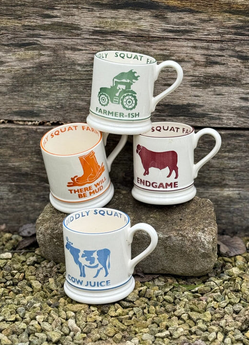 Diddly Squat Farm Mugs - Set of 4 – Emma Bridgewater UK