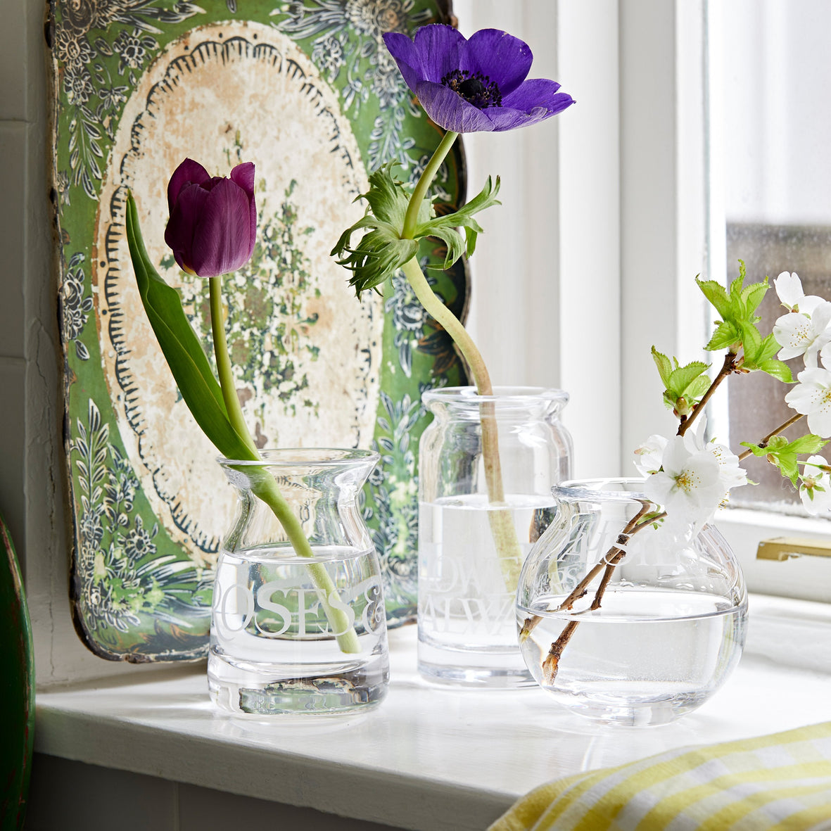 Black Toast Small Crystal Glass Jar Vase – Emma Bridgewater UK