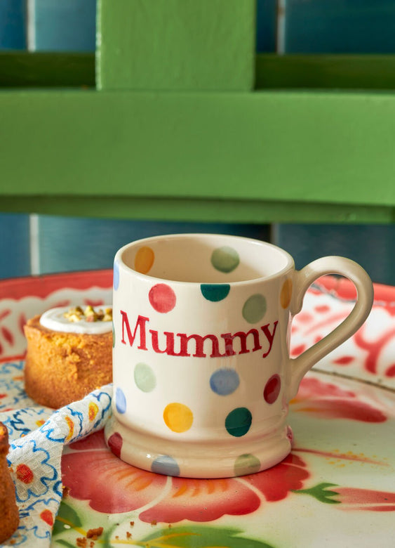 Polka Dot Mummy 1/2 Pint Mug – Emma Bridgewater UK