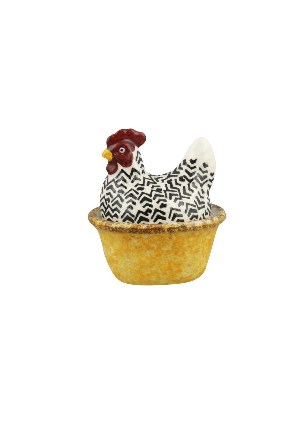 Seconds Handpainted Silver Small Hen On Nest – Emma Bridgewater UK