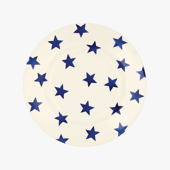 Seconds Blue Star Medium Dinner Plate, 8.5 Inch – Emma Bridgewater UK